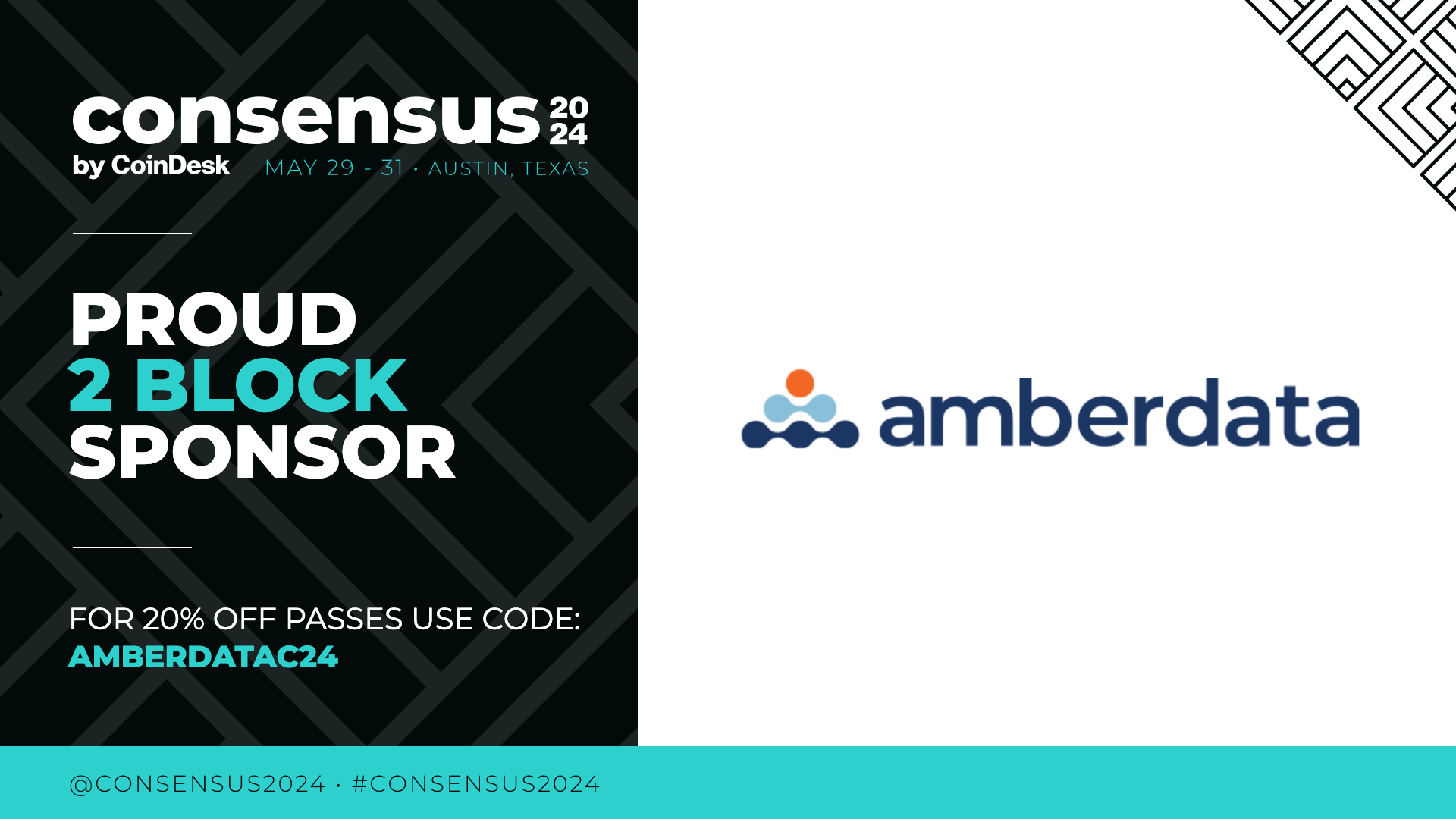 Amberdata at Consensus 2024 by Coindesk